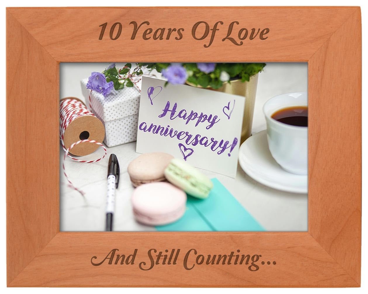 ThisWear Personalized Gifts 10th Anniversary Frame 10 Years and ...