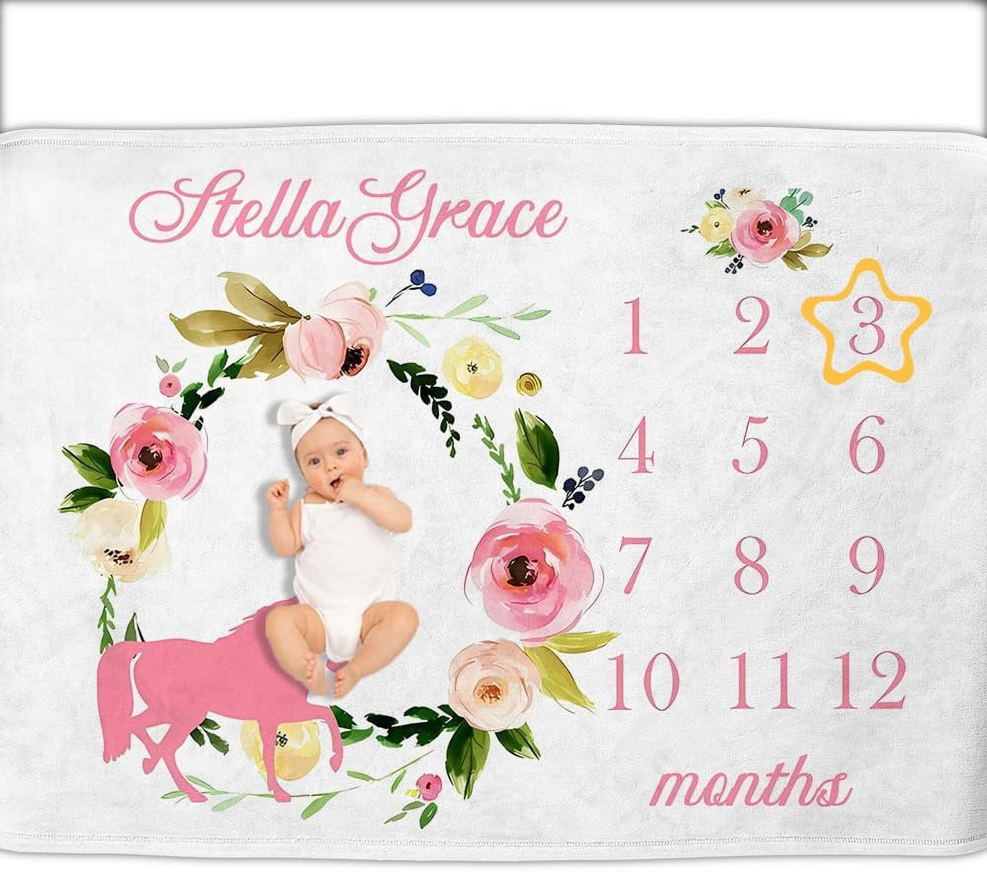Personalized Gifts for Baby with Customized Name, Baby Monthly ...