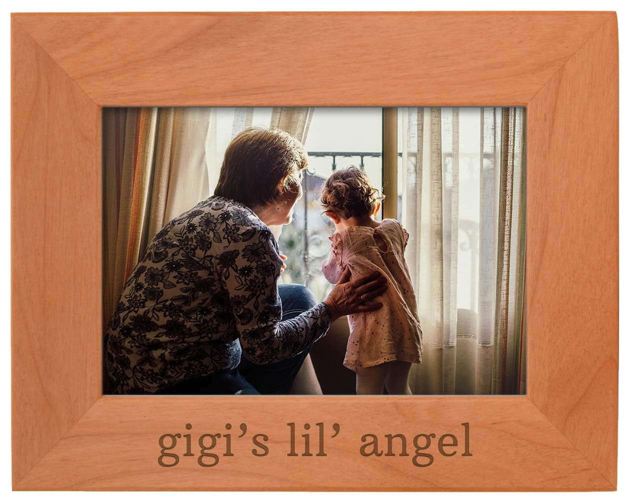 Personalized Gifts Grandma Gift Gigi's Lil' Angel Grandchild Natural ...