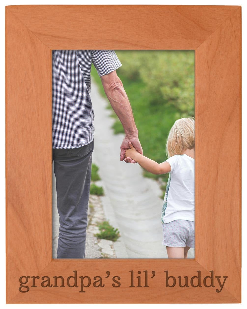 Personalized Gifts Grandpa Gift Grandpa's Lil' Buddy Grandson Natural ...