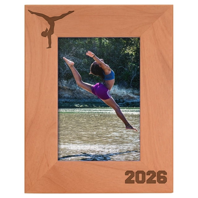 ThisWear Gymnastics Team Frame 4x6 Gymnastics 2026 Photo Frame Wood ...
