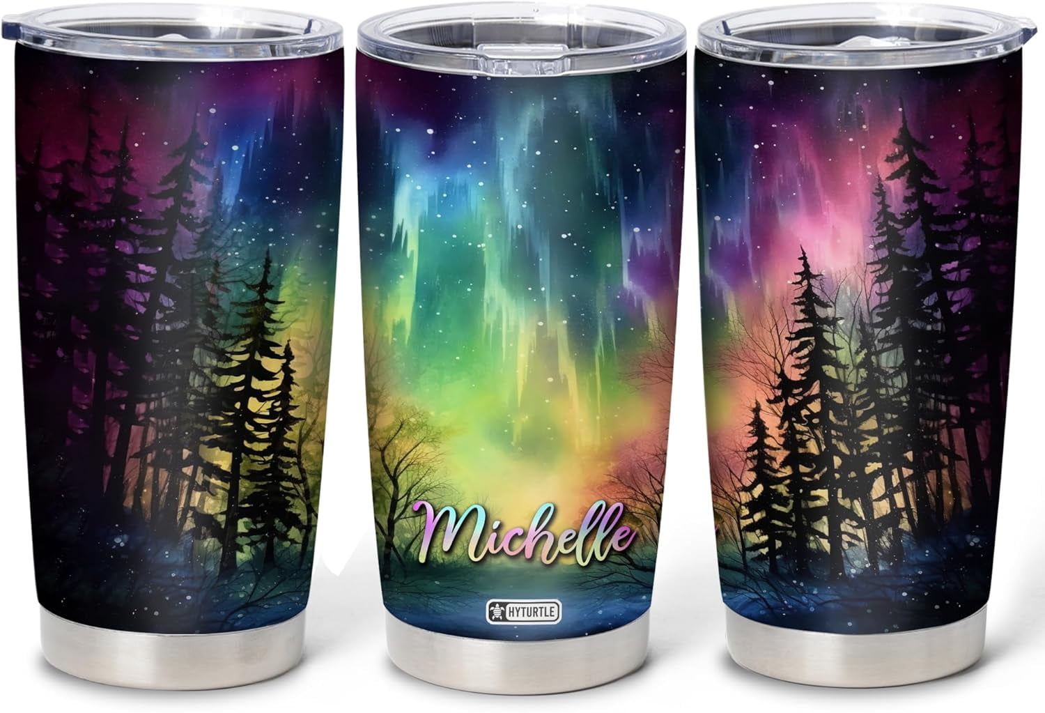 Personalized Gifts For Northern Lights Lover - Aurora Rainbow Skyline ...