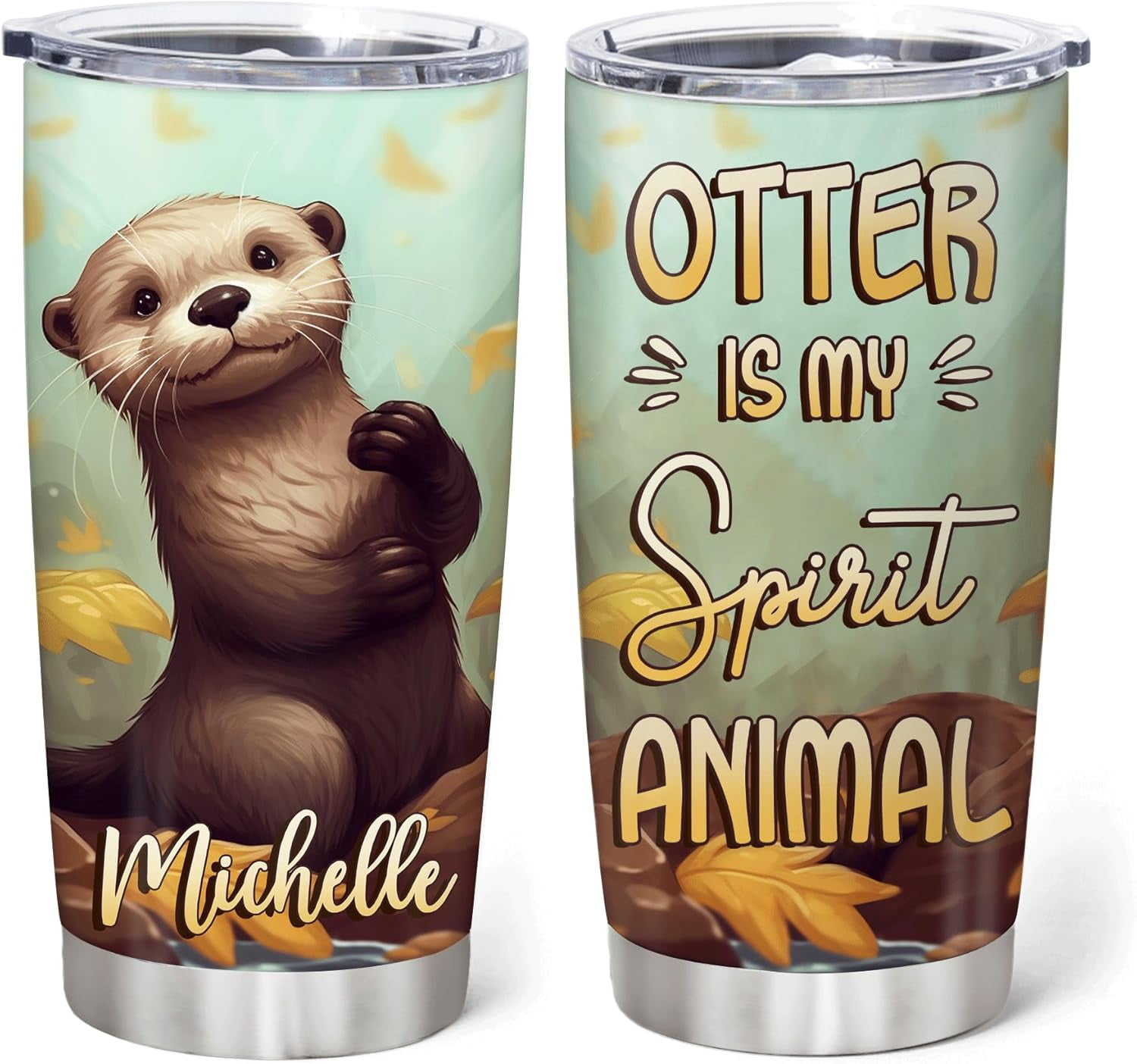 Personalized Gifts For Otter Lover - Otter Is My Spirit Animal Custom ...