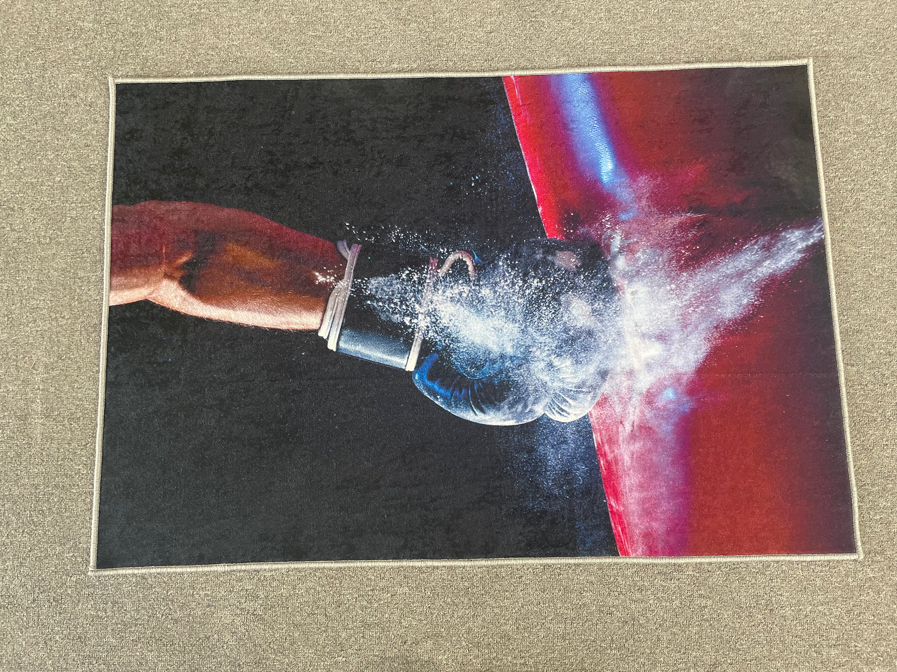 Personalized Gifts Rug, Boxer Rug, Bathroom Rugs, Printed Rugs, Office ...