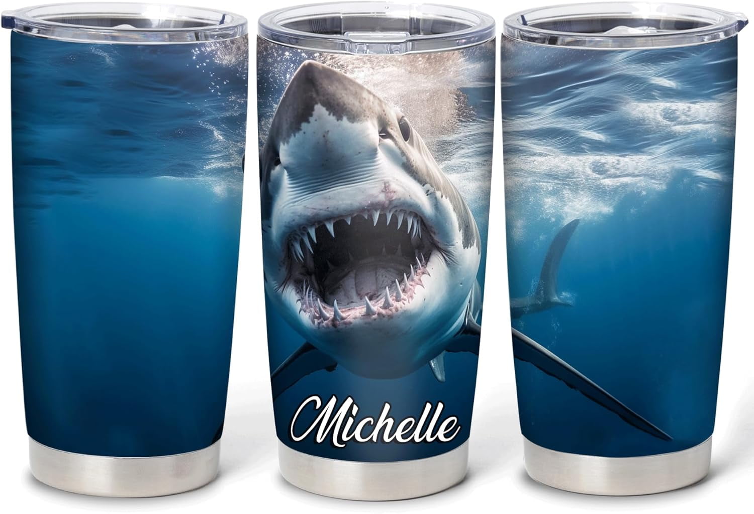 Personalized Gifts Shark Lover - Shark Printed Customized Name ...