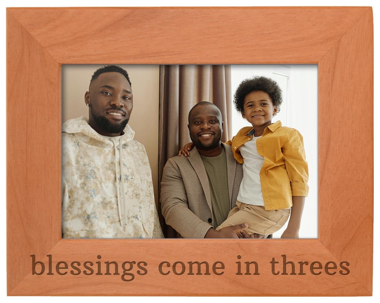 Personalized Gifts Triplets Gift Blessings Come in Threes Baby Natural ...