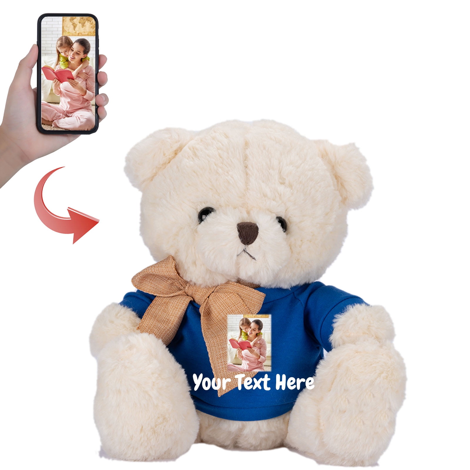 Personalized Gifts for Women Men Stuffed Bear Plush Toys with ...