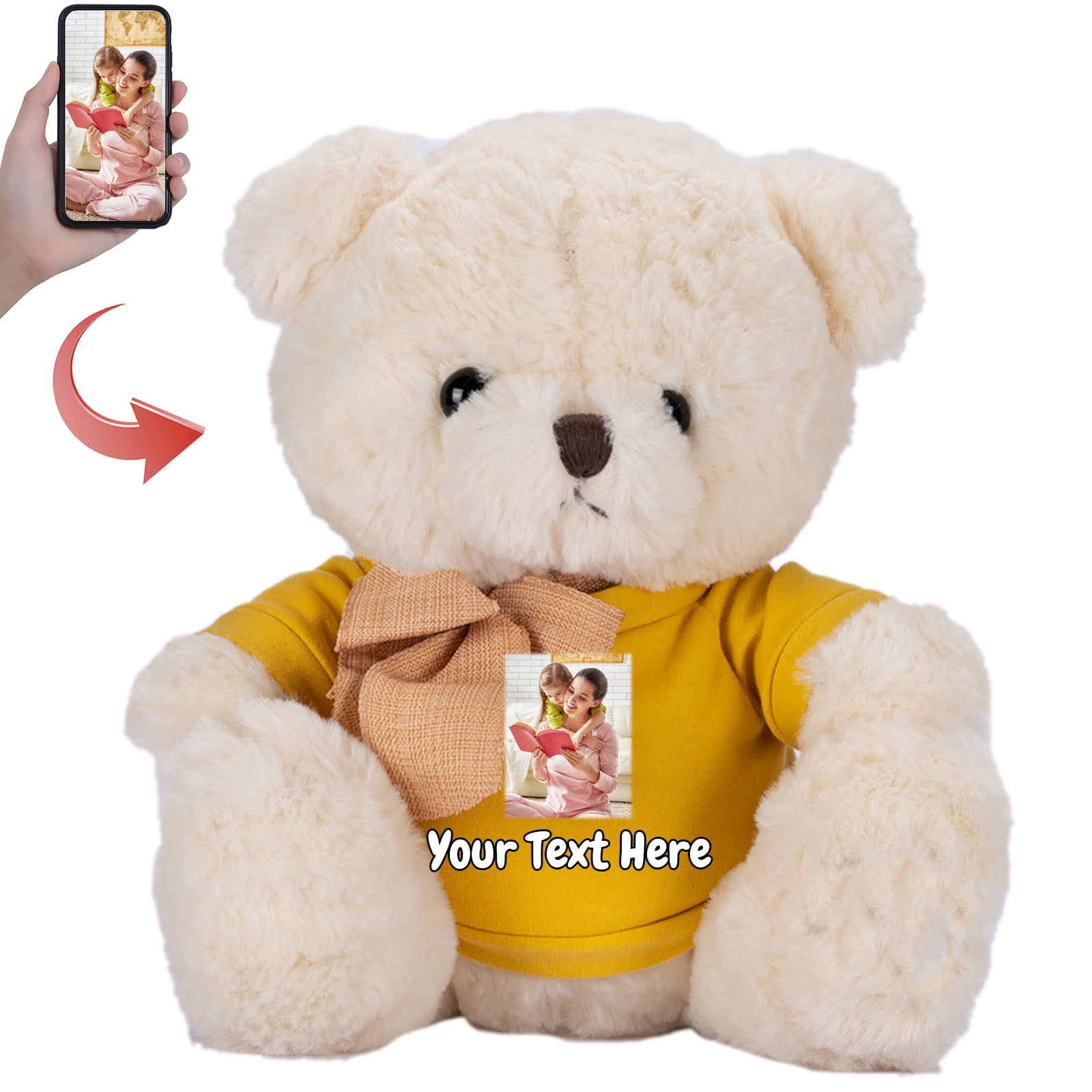 Personalized Gifts for Women Men Stuffed Bear Plush Toys with ...