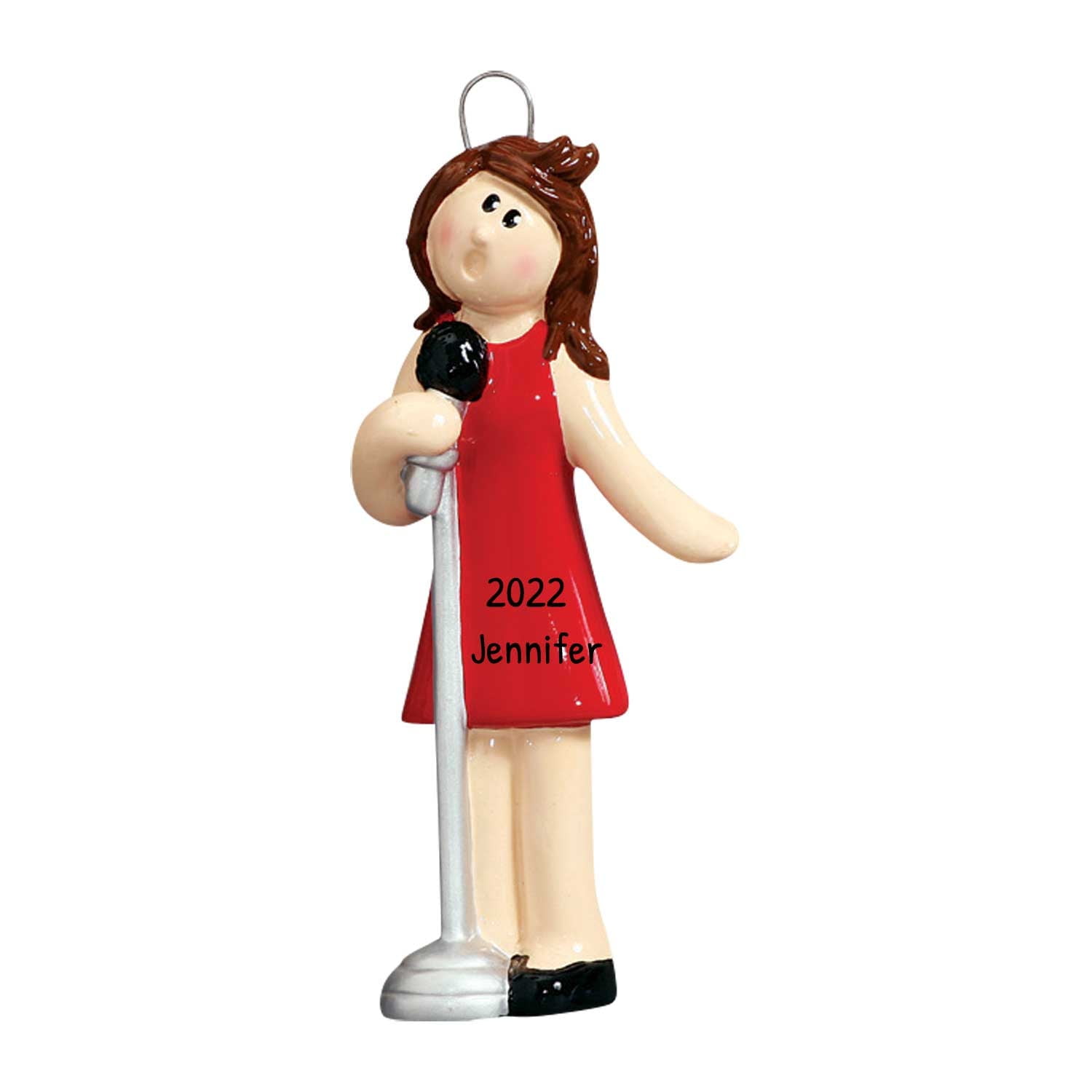 Ornaments by Elves Personalized Girl Singing XMAS Ornament - Choir ...