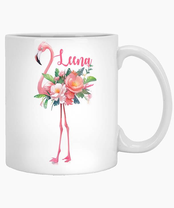 Personalized Girl's Name Leena Customized Mug - Walmart.com