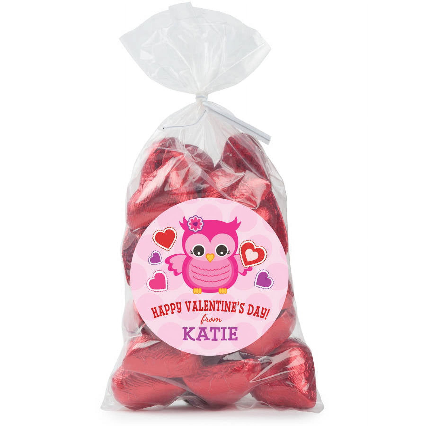 Generic Kids Valentine's Day 24-Piece Sticker and Treat Bag Set ...