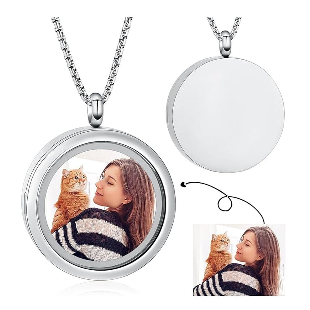 Personalized Glass Cremation Urn Necklace for Ashes Of Loved One Carry ...