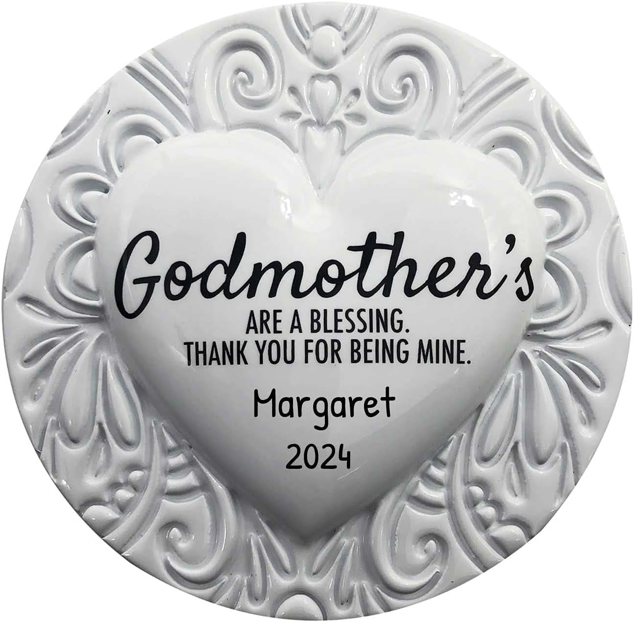 Personalized Godmother Ornament 2025 - Godparent Ornament Godmom Gifts ...