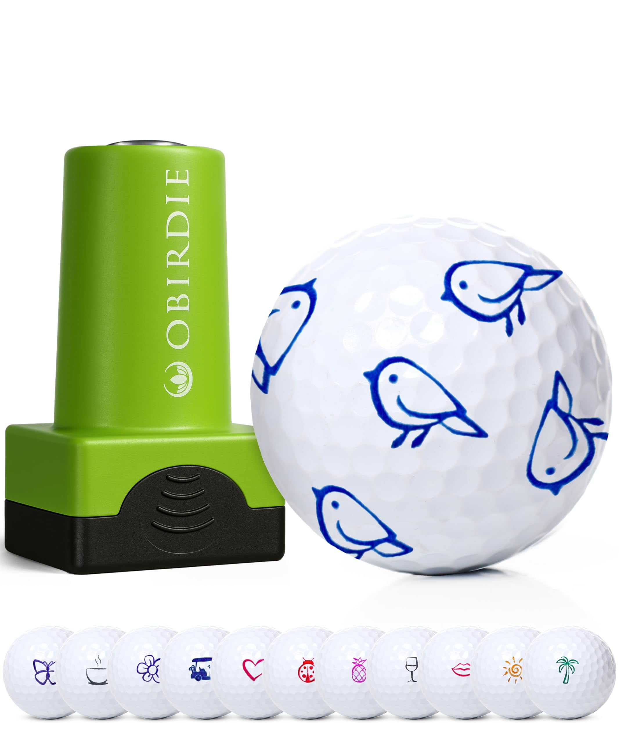 Personalized Golf Ball Stamp, Self-Inking Stamper for Female Golfers ...