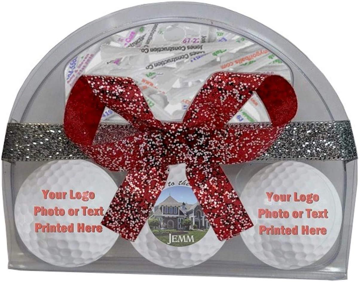 Personalized Golf Balls • 3 pack Custom Imprinted White Golf Balls and ...