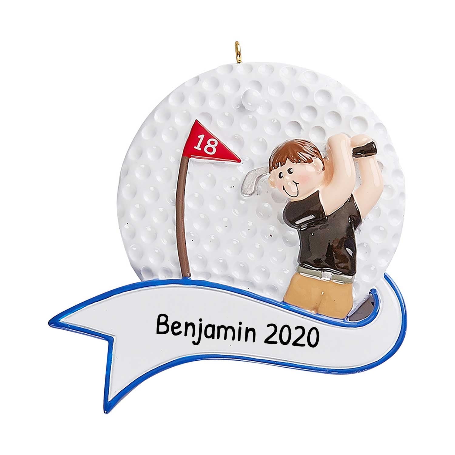 Personalized Golf Christmas Ornaments 2024 - Golfer Ornament, Golf ...