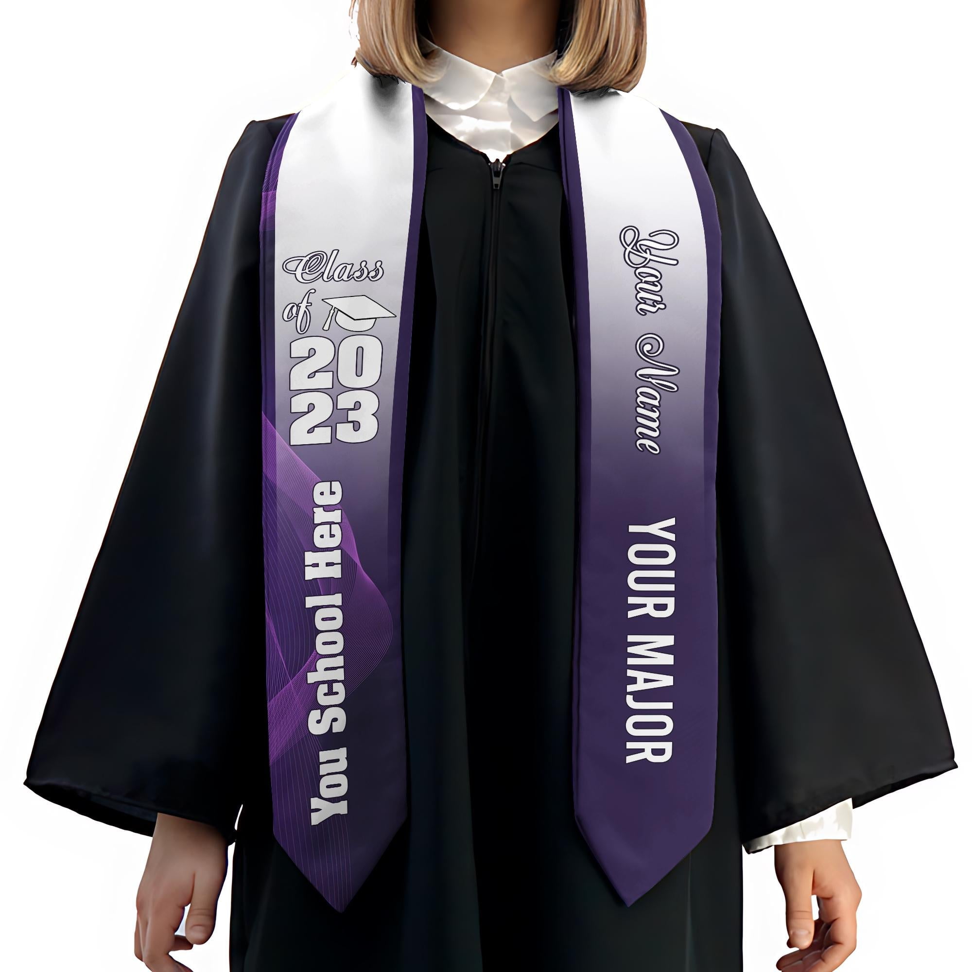 Personalized Graduation 2025 Stoles, Custom Class Of 2025 Stoles, Your High School Grad Sash ...