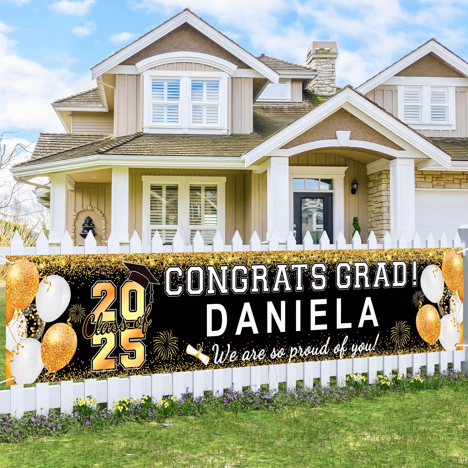 Personalized Graduation Banner, Graduation MMF7 Banner Class Of 2025 ...