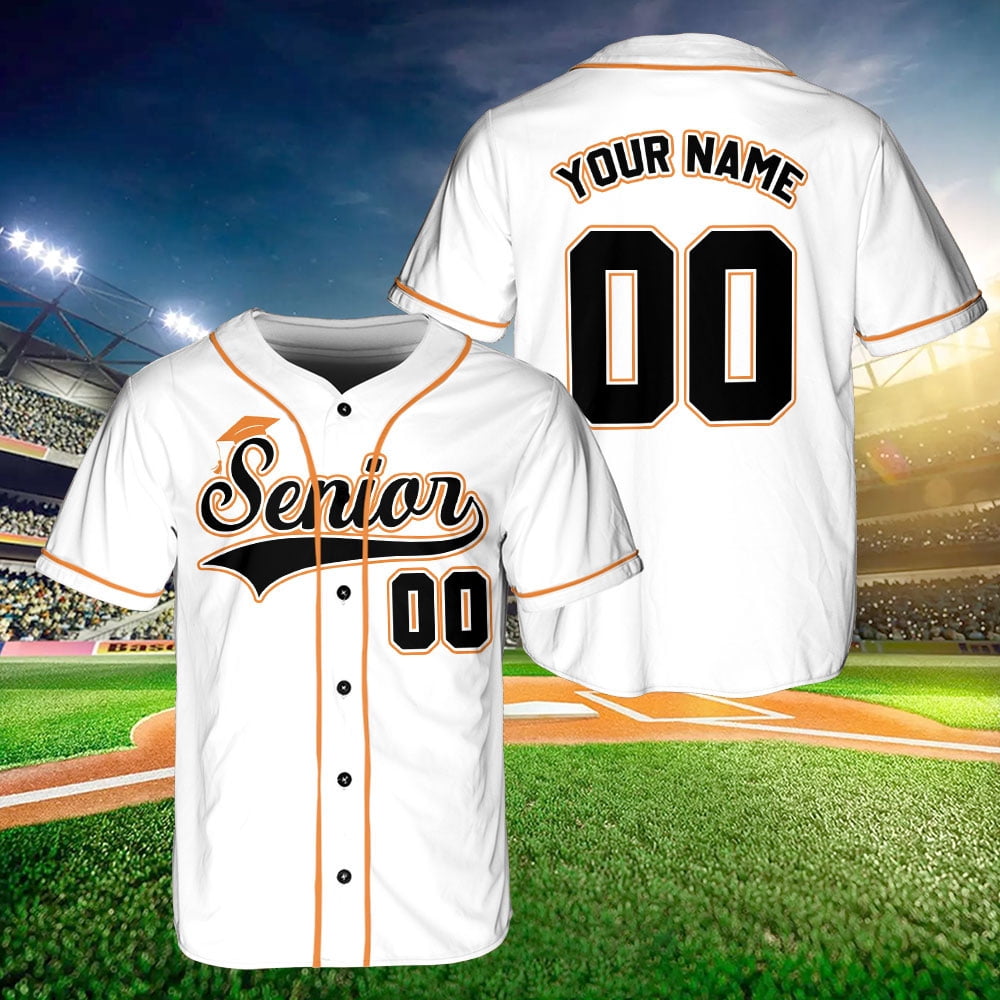Personalized Graduation Baseball Jersey, Custom Senior Shirt, High ...