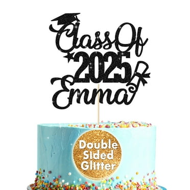 Personalized Graduation Cake Topper, Custom Congrats Graduation Hat ...