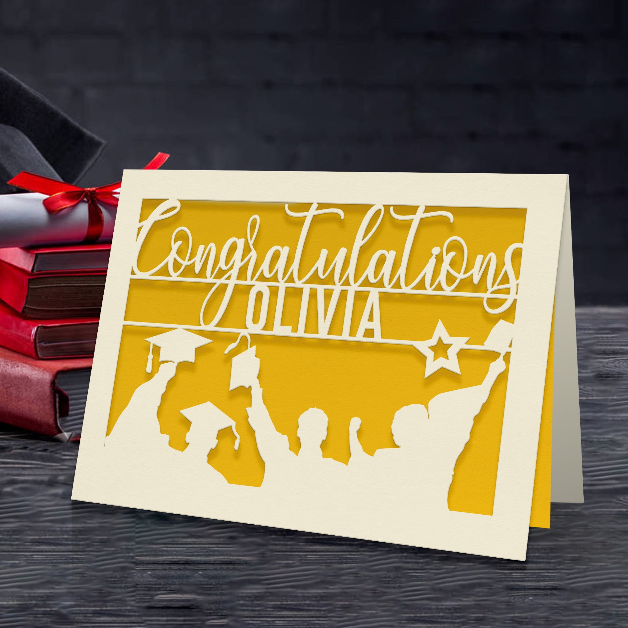 Personalized Graduation Greeting Cards Congratulations Graduation Gifts ...