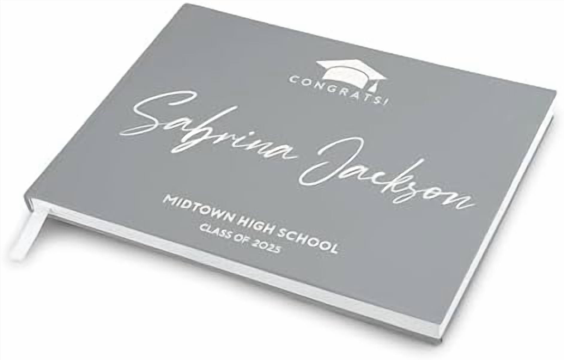 Personalized Graduation Guestbook - Customized Graduation Party ...