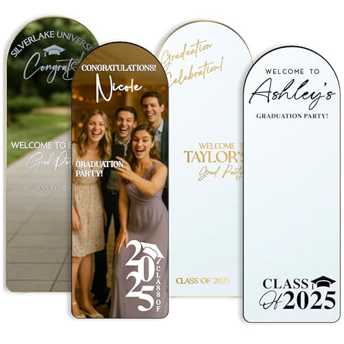 Personalized Graduation Mirror Welcome Sign Decal - Custom Class of ...