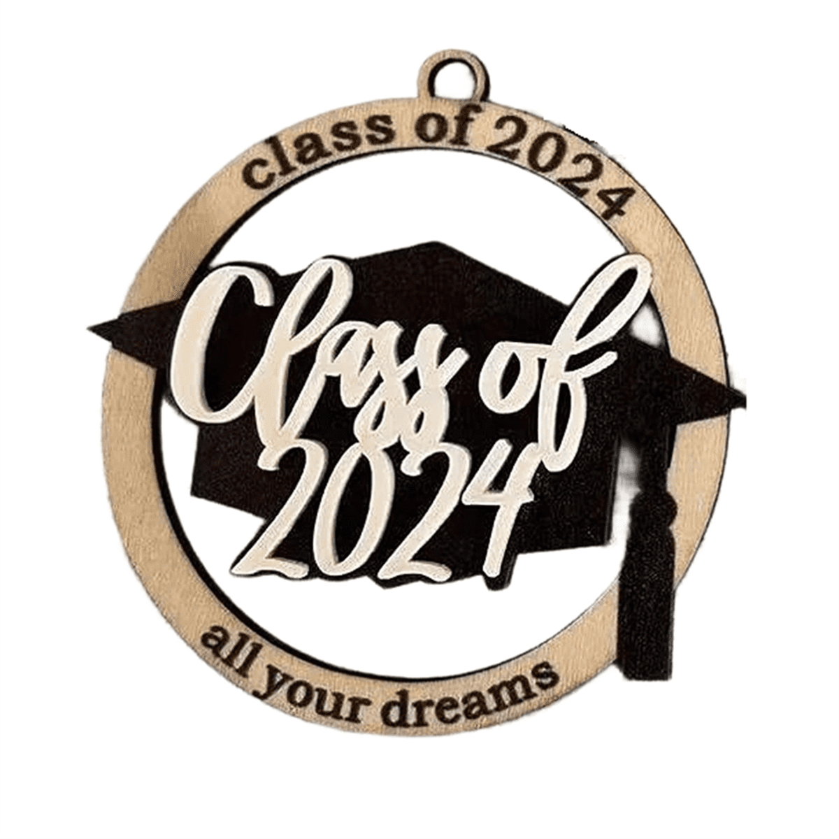 Personalized Graduation Name Ornament, Class of 2024, University ...