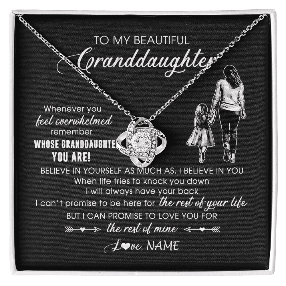 Personalized To My Granddaughter Necklace From Grandma Mimi Whenever ...