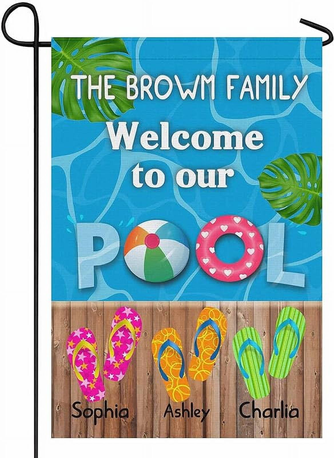 Personalized Grandma's Garden Flags with GrandKids Names,Custom Nana's ...