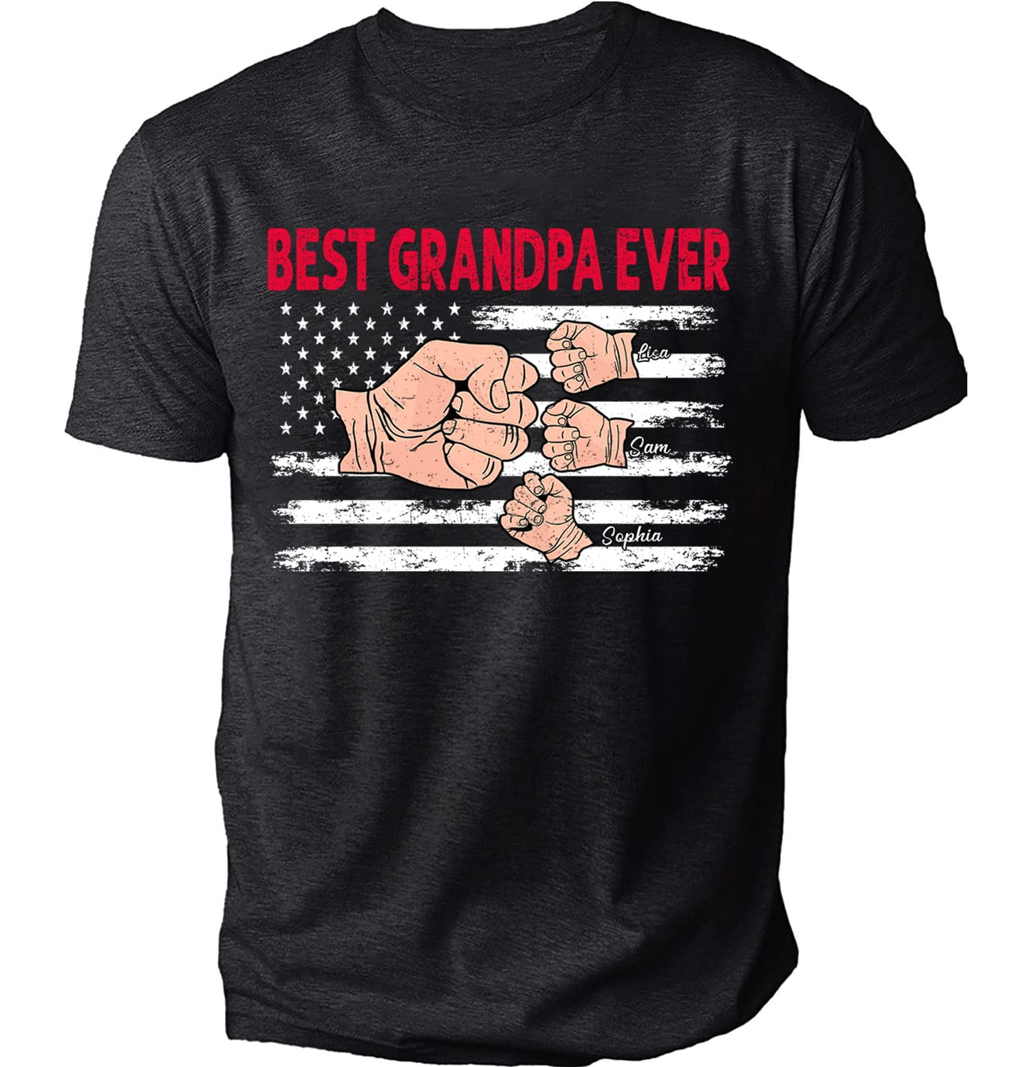 Personalized Grandpa Camo Us Flag Shirt for Men, My Favorite People Call Me Grandpa American ...