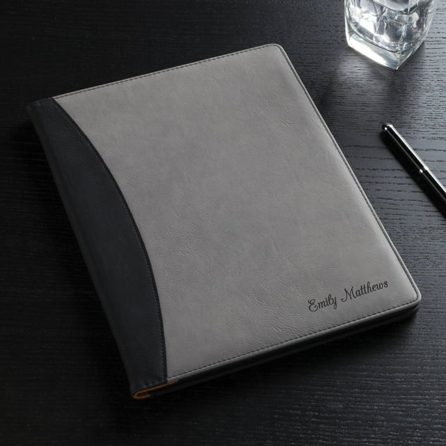 Personalized Grey Padfolio - Walmart.com