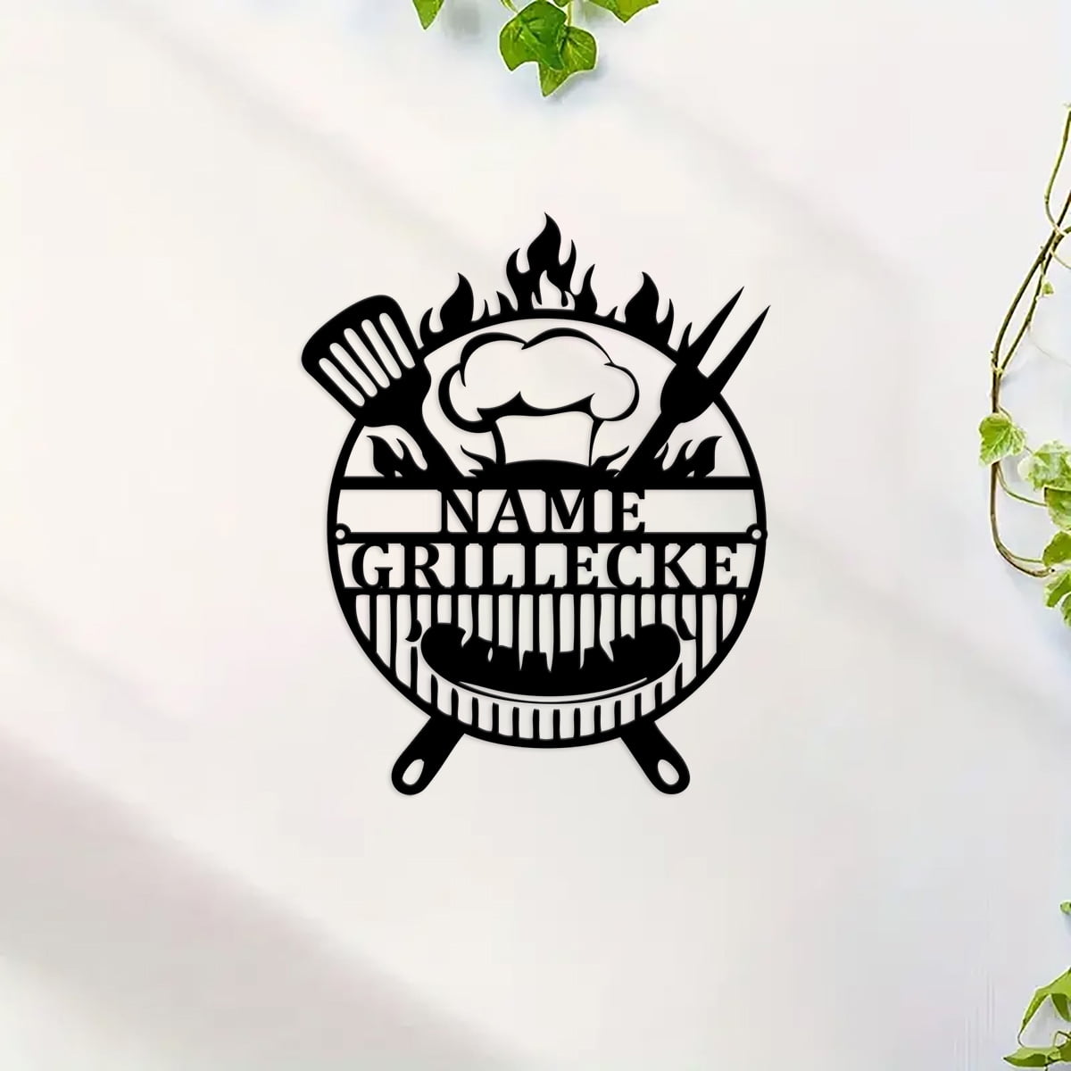Personalized Grill Metal Sign,Unique BBQ Grill Sign,Outdoor Kitchen ...