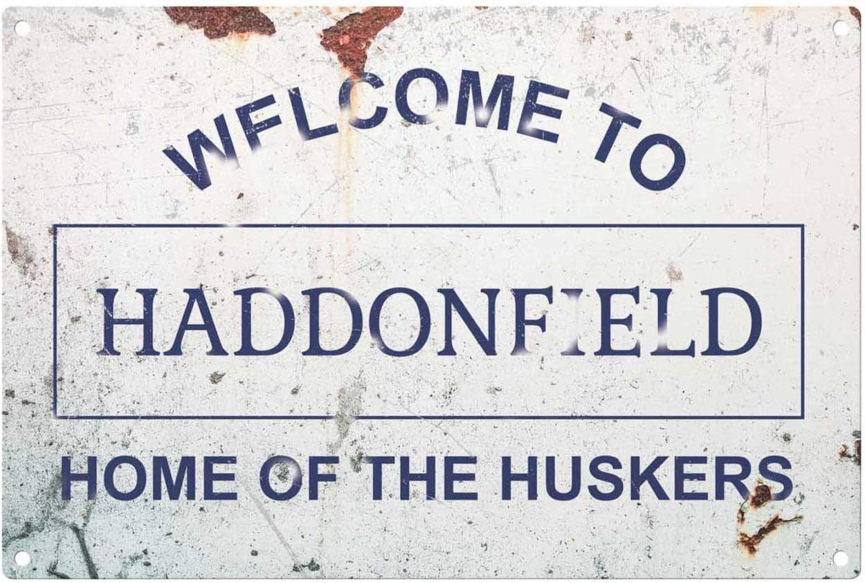 Personalized Halloween Welcome to Haddonfield Metal Sign, Home of The ...