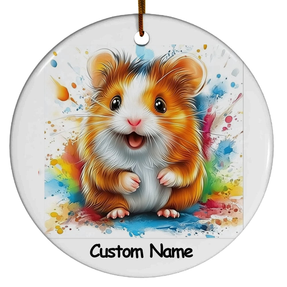 Personalized Hamster Campbellin Ornament, Custom Ornament for Animal ...