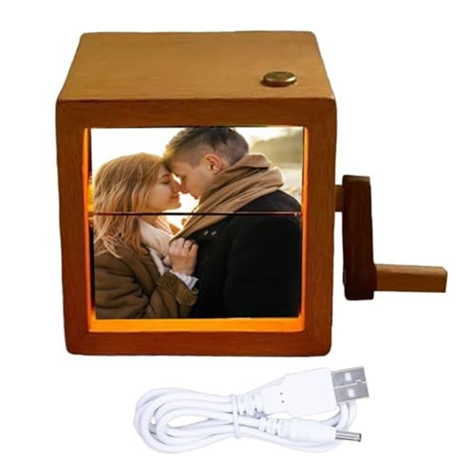 Personalized Hand Crank Photo Flip Book – Custom Mechanical Picture ...