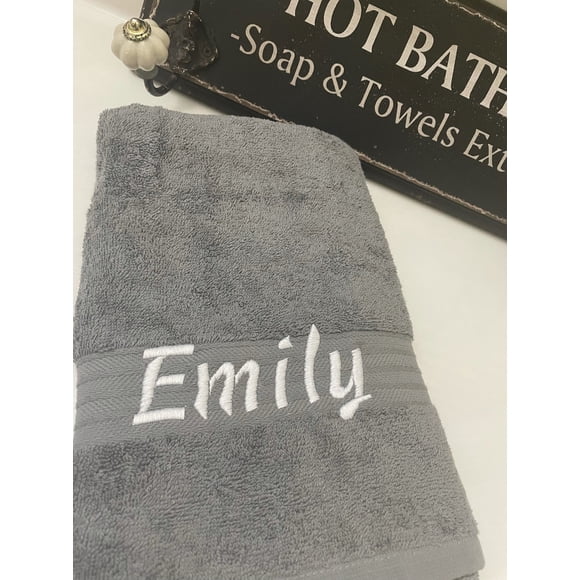 Monogrammed Hand Towels in Bath Towels - Walmart.com