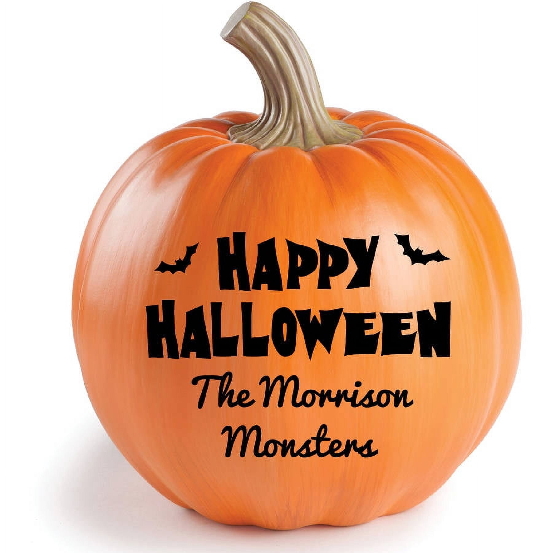 Personalized Planet Happy Halloween Resin Pumpkin Decoration with ...