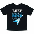 Personalized He Loves To Rock T-Shirt - Walmart.com