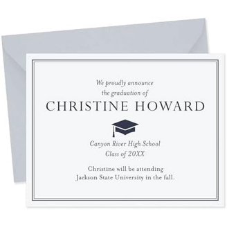 Walmart Graduation Announcement Templates