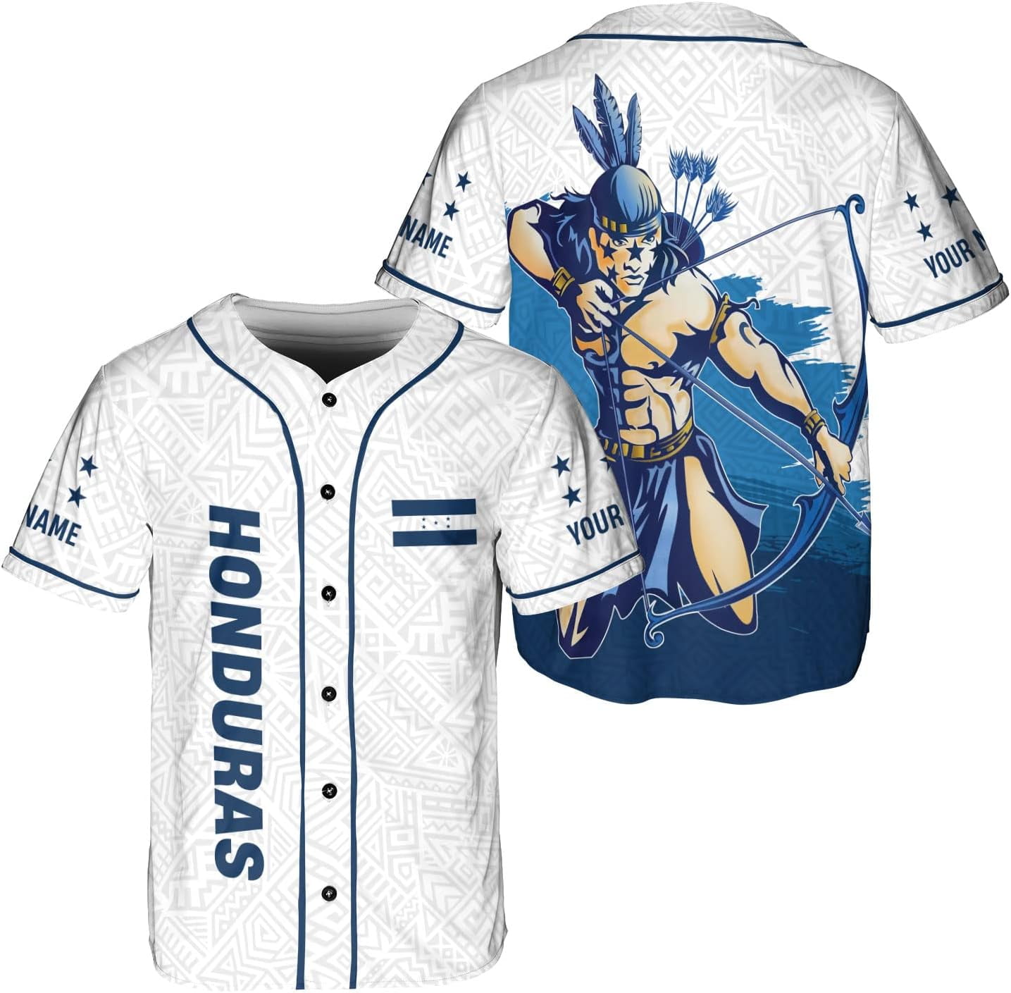 Personalized Honduras Baseball Jersey Shirt, Honduras Jersey for Men ...