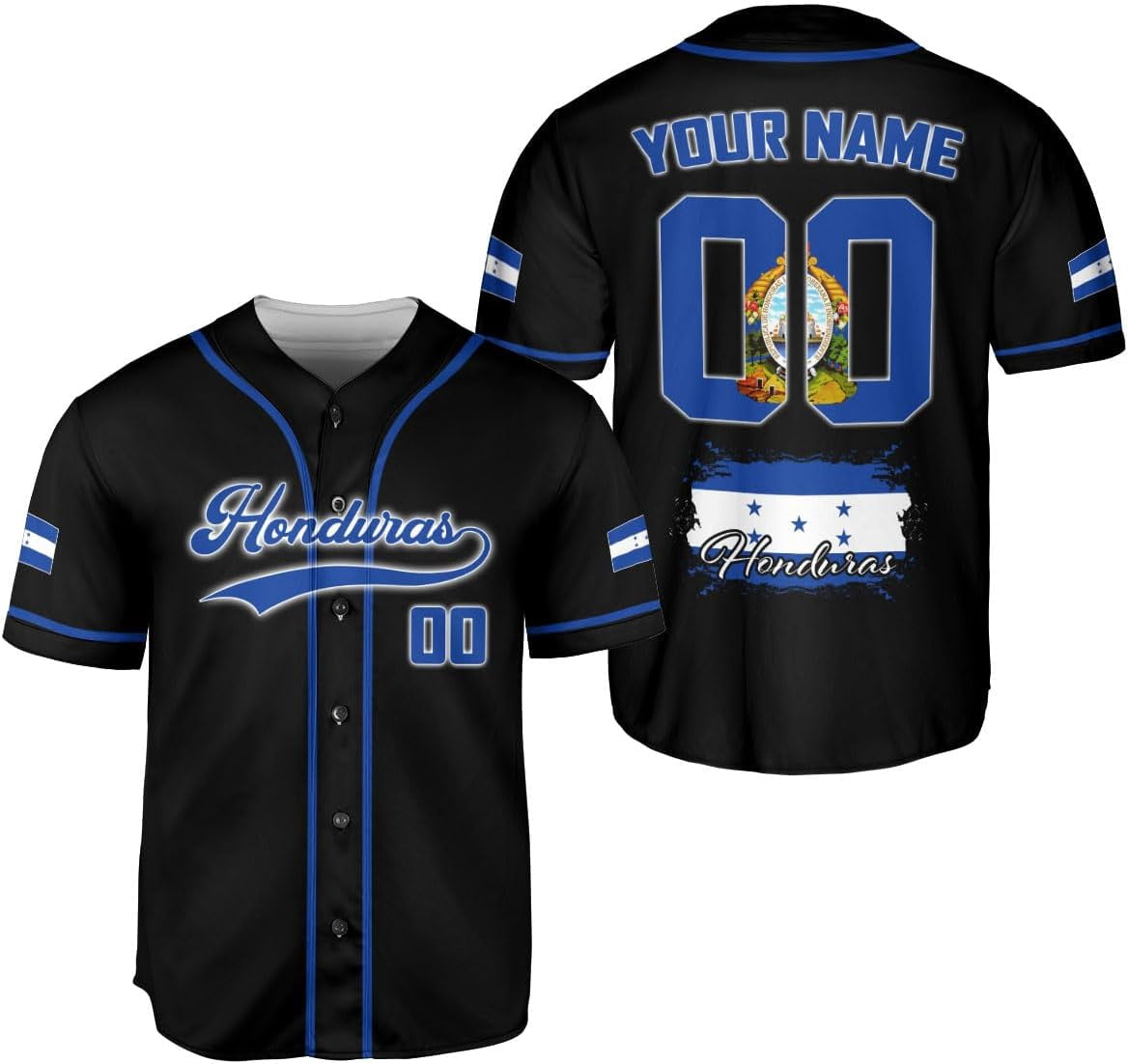 Personalized Honduras Baseball Jersey Shirt, Honduras Jersey for Men ...