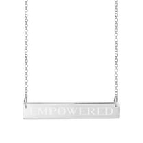 Personalized Rectangle Bar Name Necklace - Walmart.com