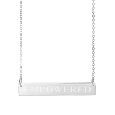 Personalized Rectangle Bar Name Necklace - Walmart.com