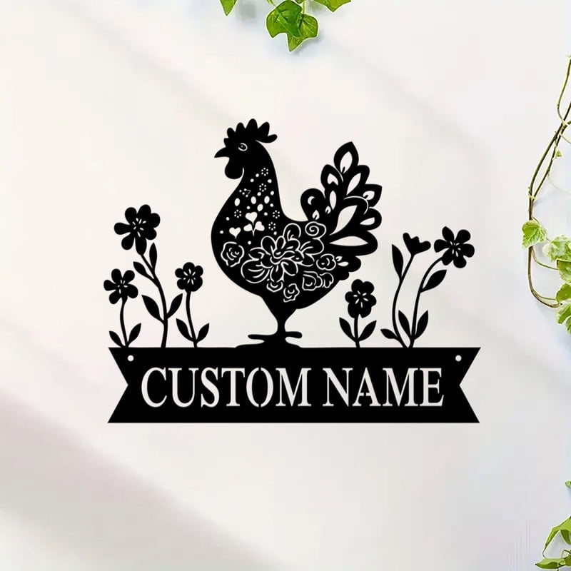 Personalized House Address Plaque, Custom House Number Street Name Sign ...