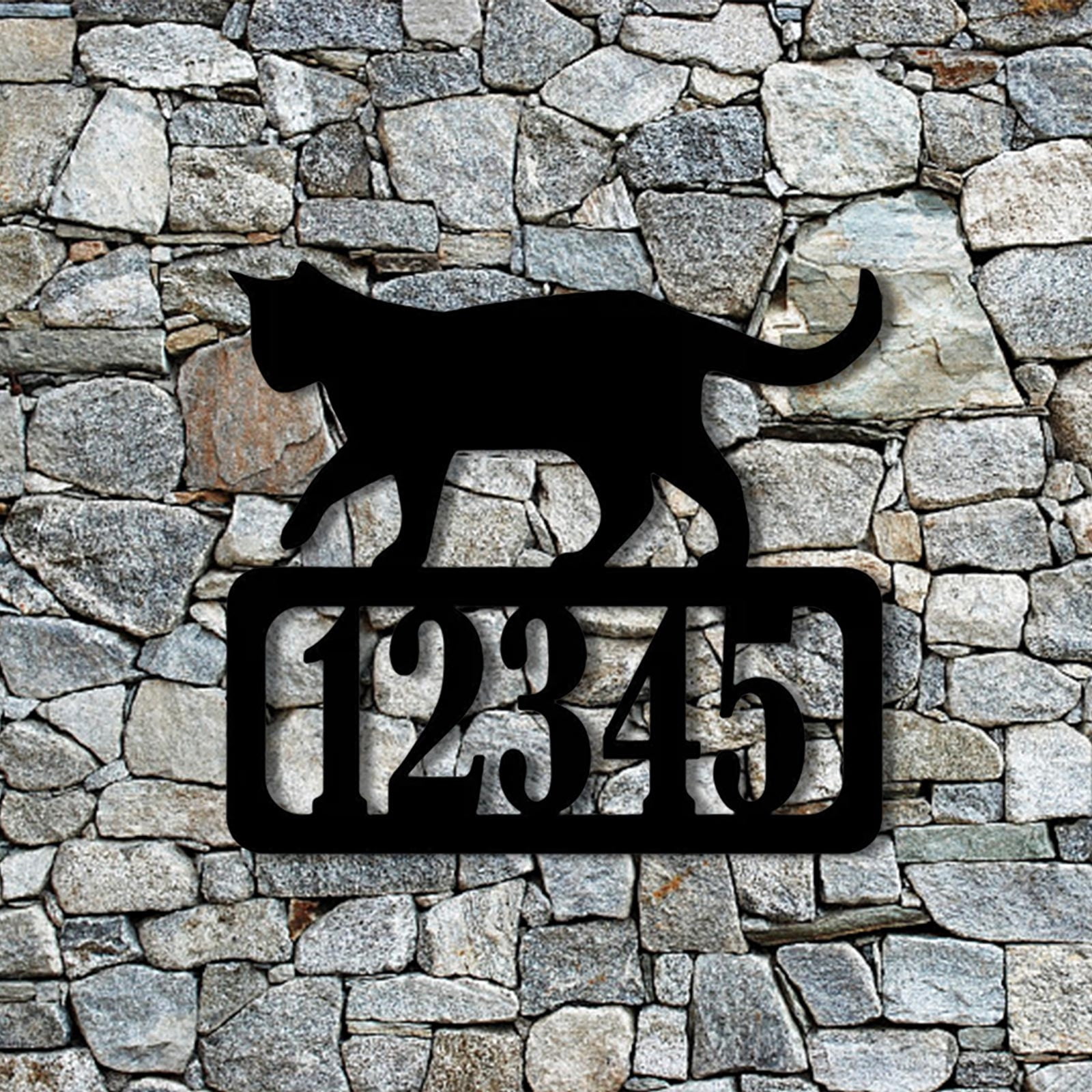 Personalized House Number Sign - Pet Lover's Gift & 's Room Hanging ...