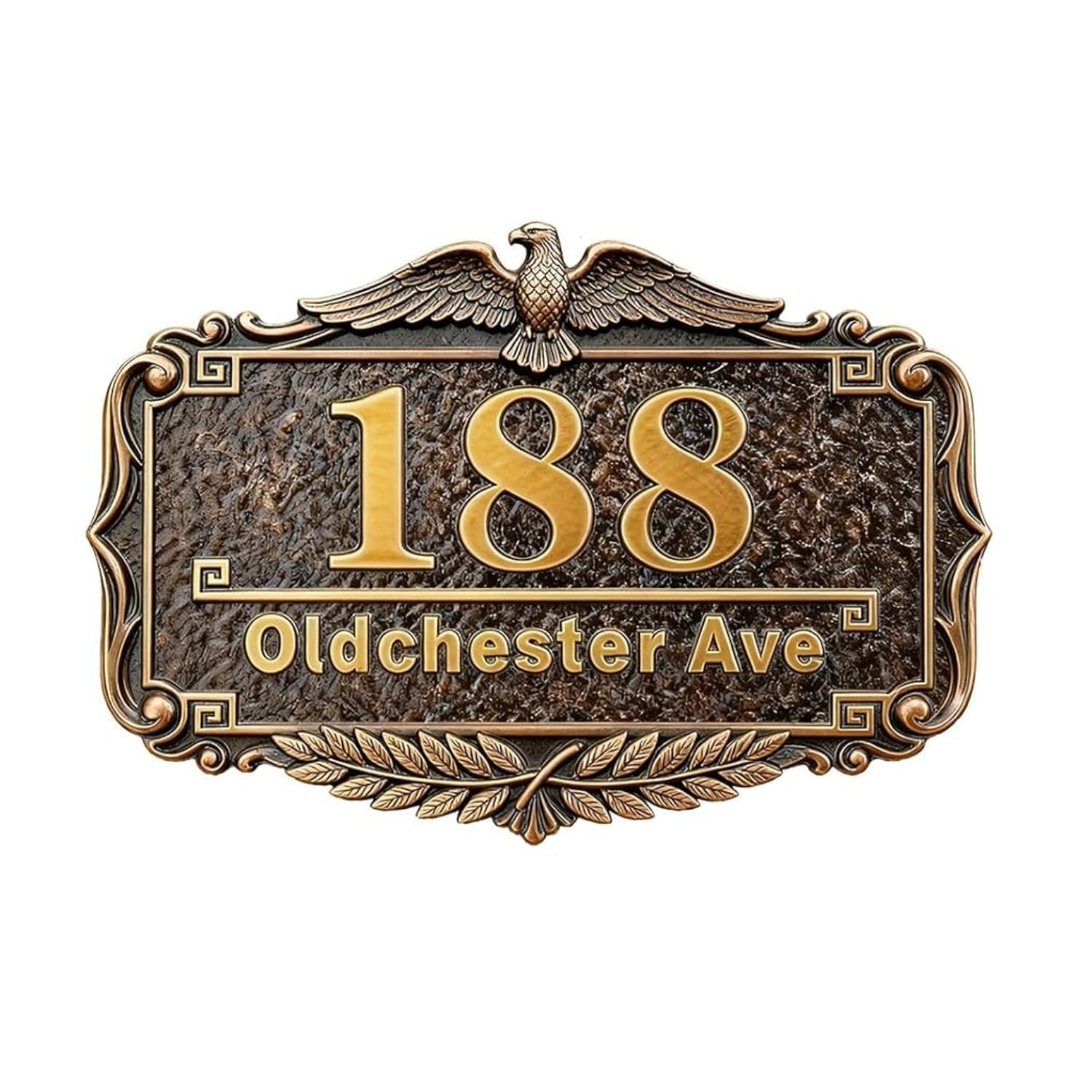 Personalized House Number Signs for Outsidea Address Signs for Houses ...