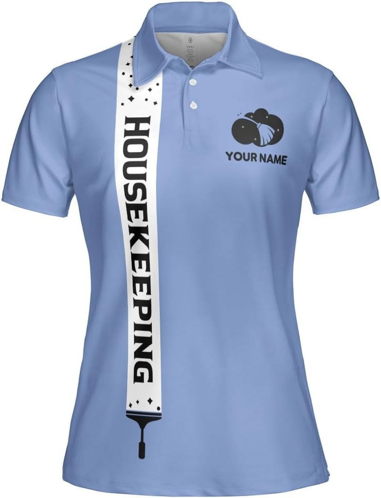 Personalized Housekeeping Polo Shirts 3D Print Cleaning Service ...