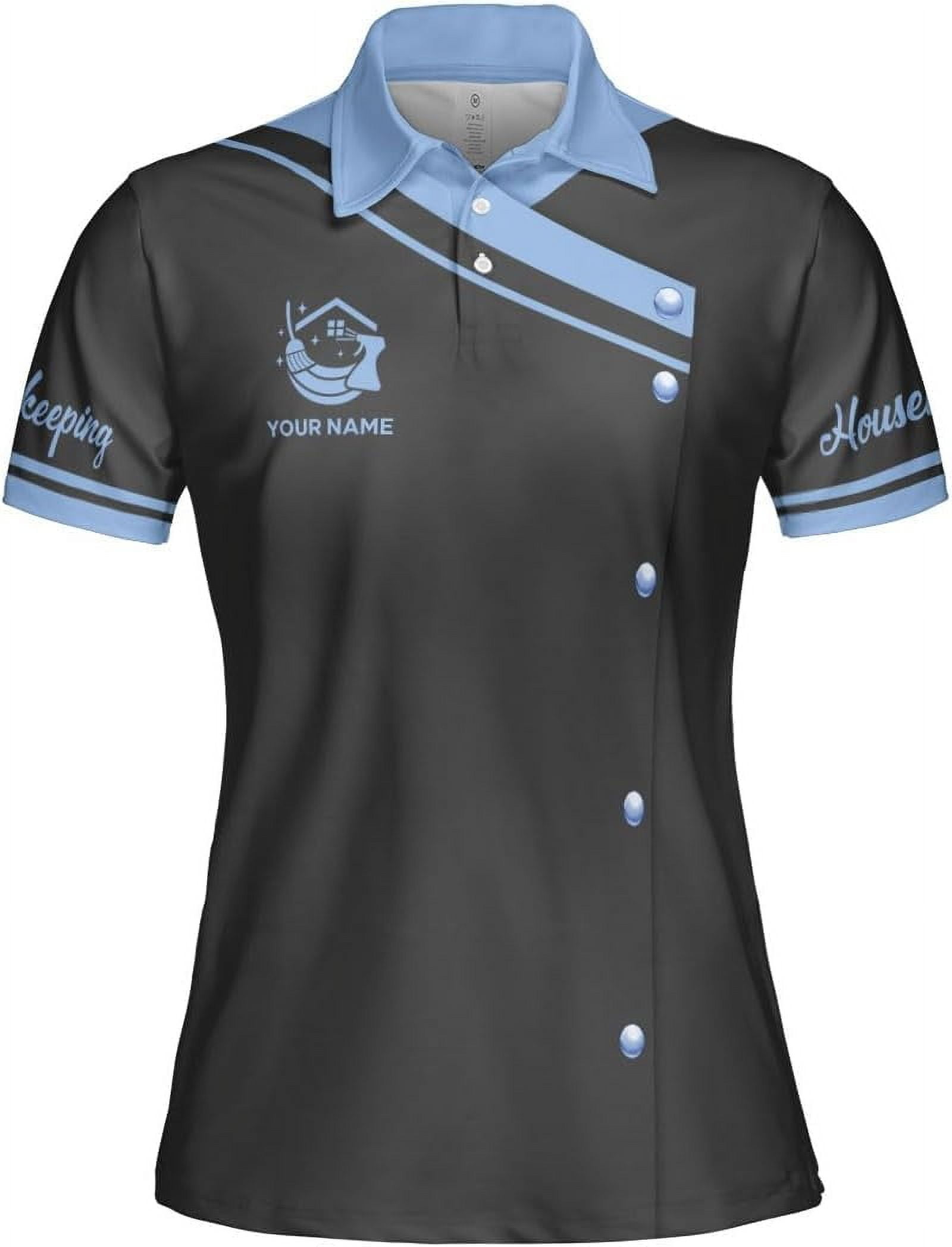 Personalized Housekeeping Polo Shirts 3D Print Cleaning Service ...