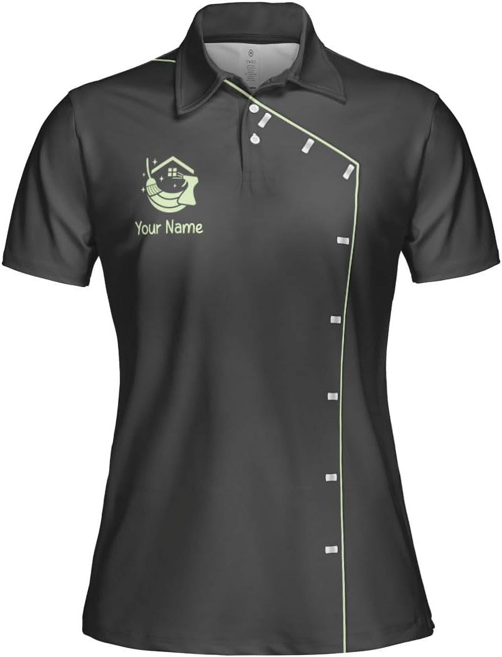 Personalized Housekeeping Polo Shirts 3D Print Cleaning Service ...